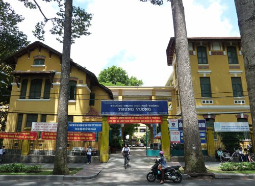 THPT Trưng Vương - ngôi trường cổ kính đầy thơ mộng