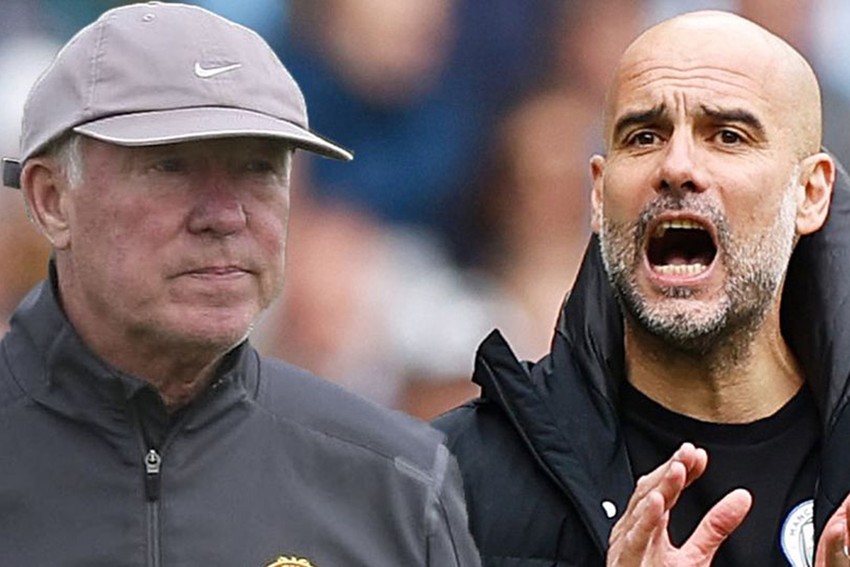 Pep Guardiola san bằng kỷ lục lịch sử của Sir Alex Ferguson