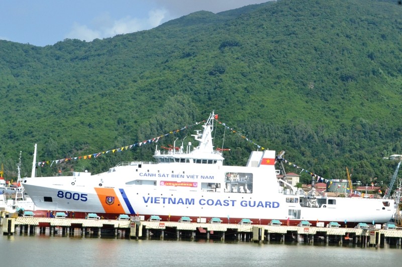 Hạ thủy 'soái hạm' CSB 8005 cho lực lượng Cảnh sát biển